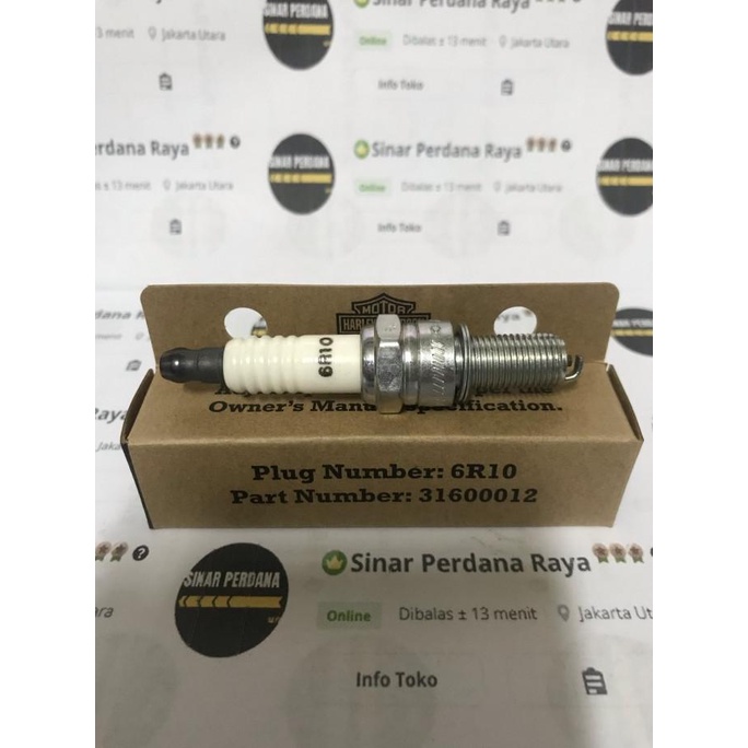 Mesin หัวเทียน Harley Davidson 6R10 ของแท้สําหรับเครื่องยนต์ M8 ประเภท ...