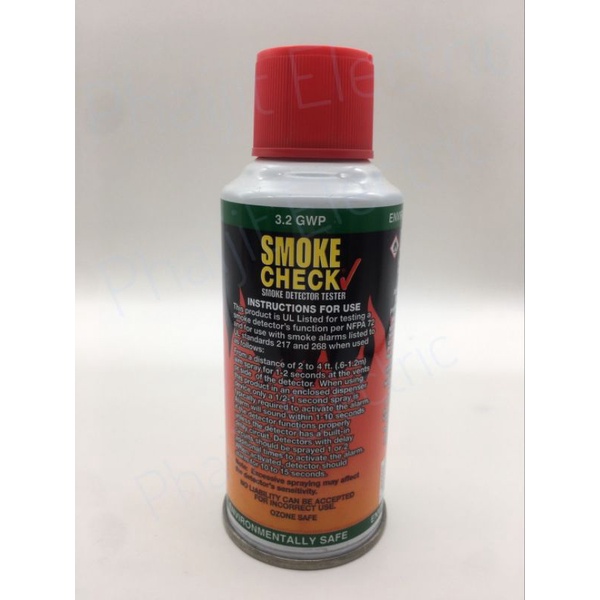 สเปรย์ทดสอบควันไฟ สเปรย์ทดสอบเครื่องตรวจจับควัน Smoke Detector Tester ...