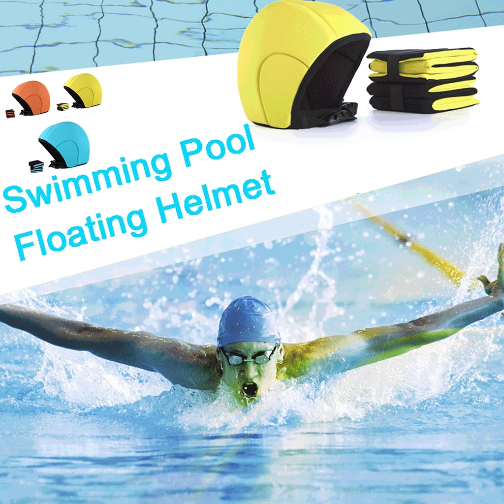 3PCS/set Swimming Caps Floating Helmet 1Pair Children Swim Arm Leg ...