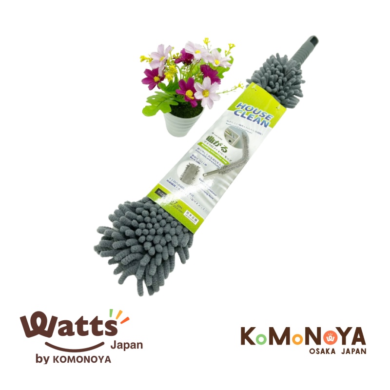 Komonoya ม็อบปัดฝุ่นไมโครไฟเบอร์ สีเทา | Shopee Thailand