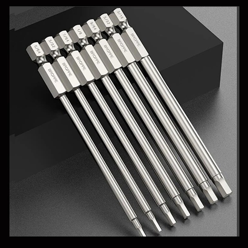 Multifunctional hexagon wrench drill bit set 100 mm length metric ...