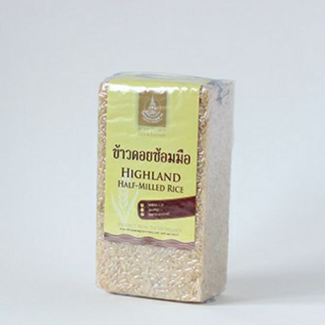 ข้าวดอยซ้อมมือ Half milled rice 1kg | Shopee Thailand