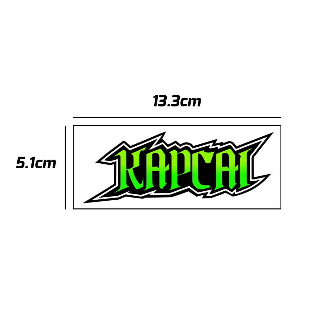 สติกเกอร์ KAPCAI KING DRAG KD KINGDRAG GTB GENG TAYAR BESAR [1 ชิ้น ...