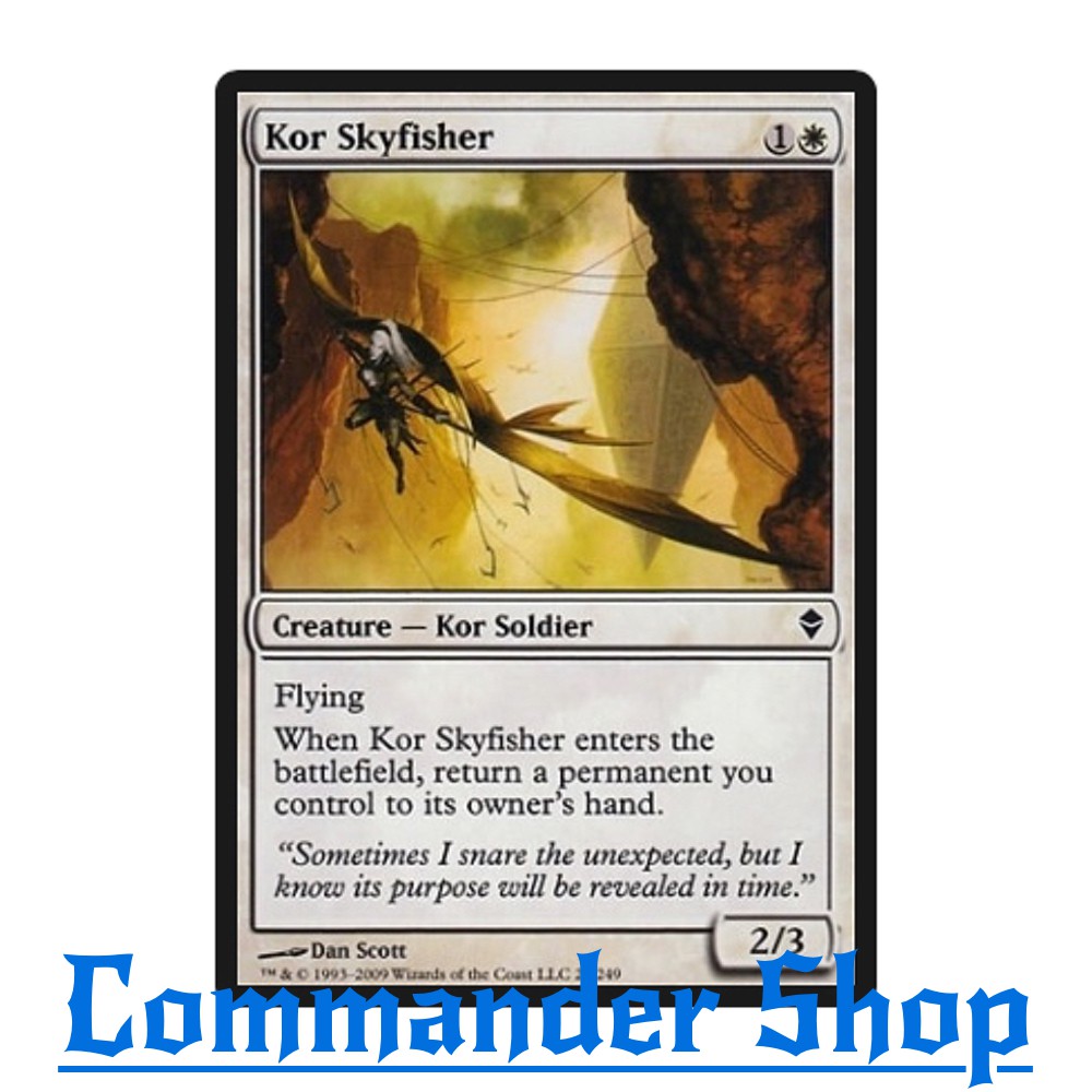 Kor Skyfisher (Creature - Kor Soldier) White การ์ด Magic The Gathering ...