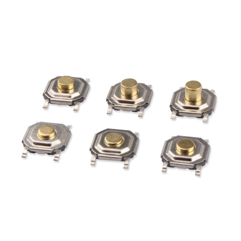 ( 10 ชิ้น ) Pcb Tactile Tombol Tekan 4X4 ไมโครสวิทช์ Ukuran 4X4 X 1 . 5 ...