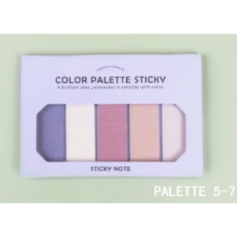 พาเลทโน๊ตแบบกาว Color Pallate Sticky Note มี 8โทนสี โพสอิท, เครื่อง ...