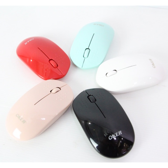 OKER WIRELESS MOUSE รุ่น M681 เมาส์ไร้สาย ไร้เสียง Silent Keys | Shopee ...