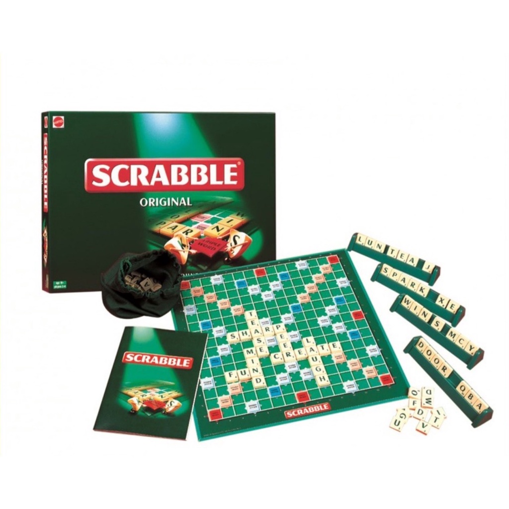 เกม Scrabble กล่องพับ / Scrabble Original / Travel set พร้อมส่ง | Shopee Thailand