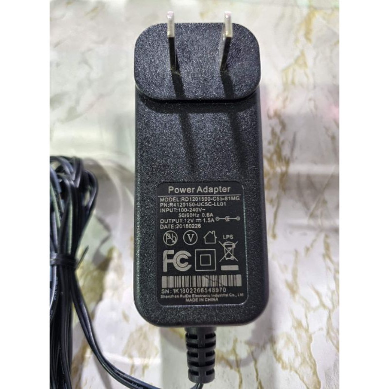 Power adapter แท้ 12v 1.5A สเปค True | Shopee Thailand
