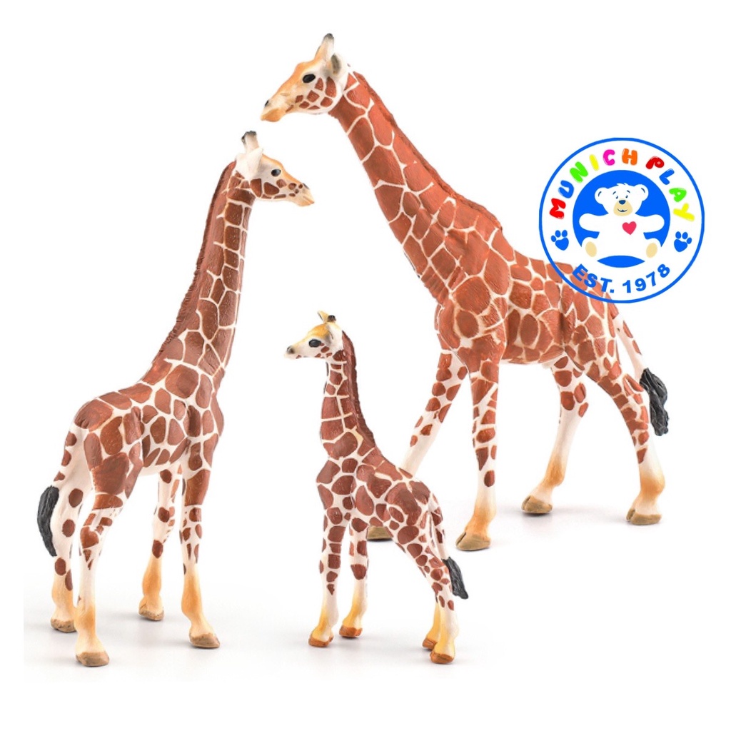 Munich Play - Giraffe ยีราฟ พ่อแม่ลูก ชุด 3 ตัว BB (จากหาดใหญ่ ...