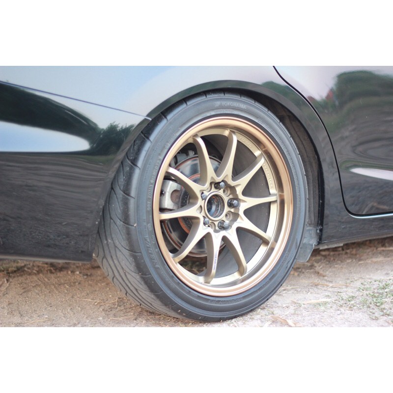 CE28 ขอบ17 5/114.3 BR งาน Promax สีปีเก่า กว้าง8" offset38 พร้อมยาง ...