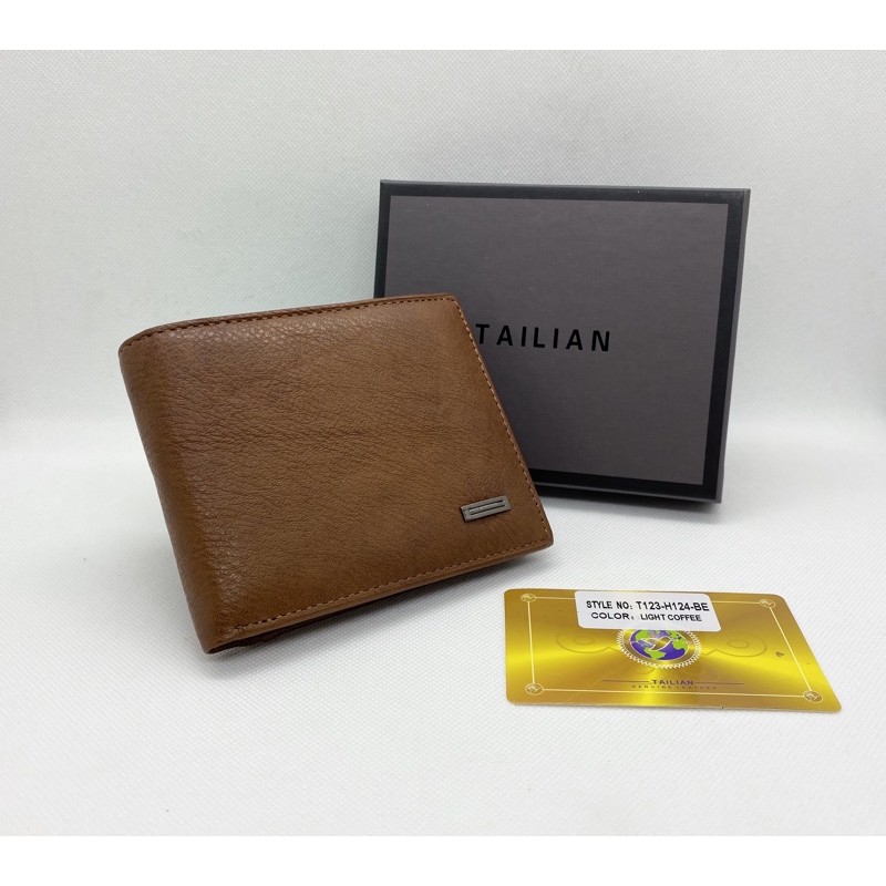 กระเป๋าเงินหนังแท้ 100% กระเป๋าสตางค์หนังแท้ แบรนด์แท้ TAILIAN ️หนังสวยม๊ากก ️ | Shopee Thailand