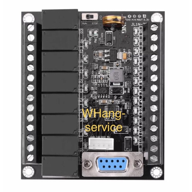 บอร์ด Fx2N-20Mr 24vdc PLC ใช้งานกับ program Gx developer Gx work2 ...