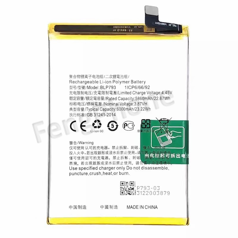 แบตอ๊อปโป้ Battery for OPPO Realme C11 แบต+กาวติดแบตแท้+ชุดเครื่องมือ ...