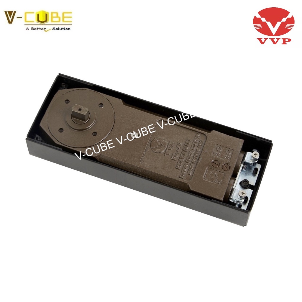 VVP โช๊คประตู รุ่น FC49 HEAVY (ประตูกระจกและประตูไม้) พร้อมฝาครอบ | Shopee Thailand