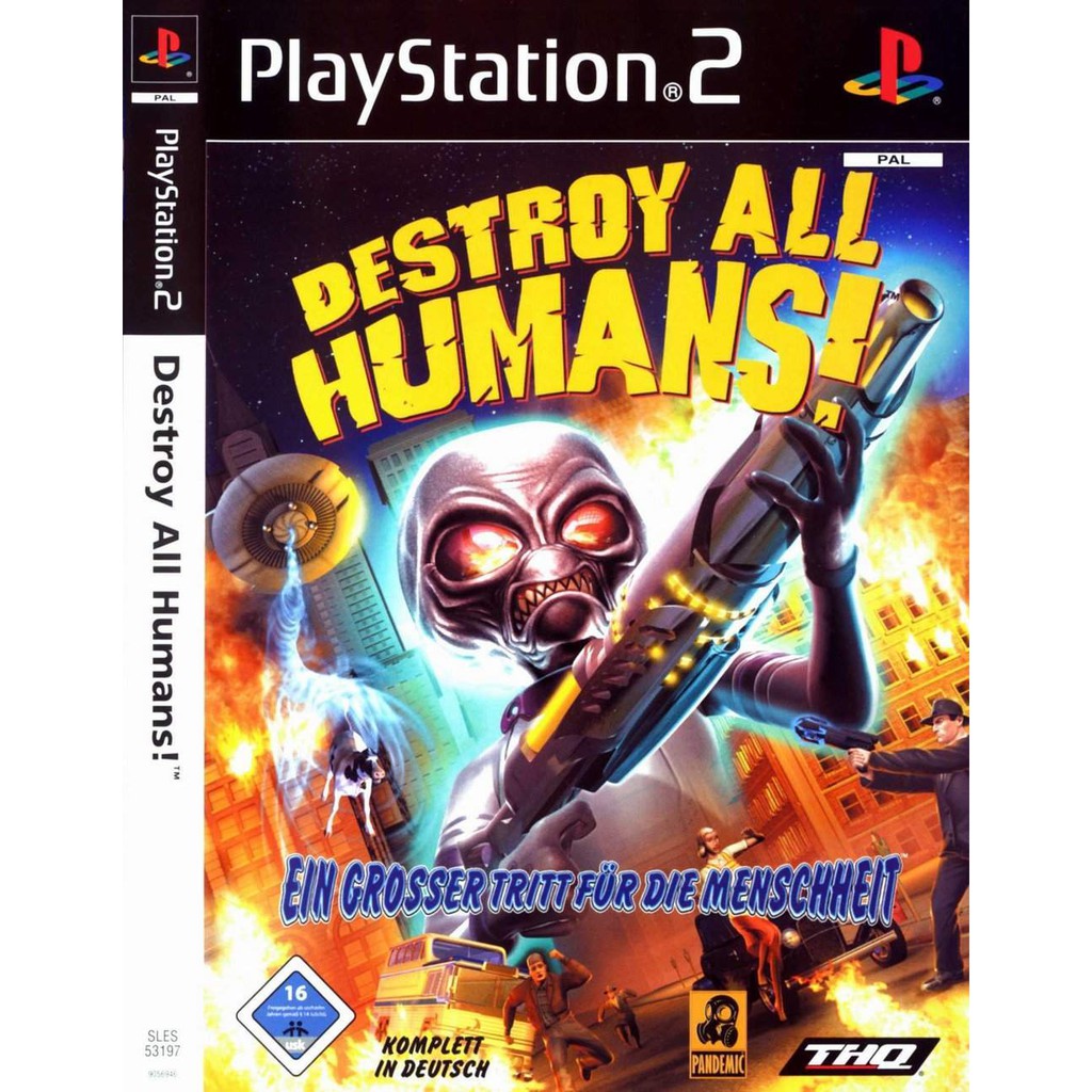 แผ่นเกมส์ Destroy All Humans PS2 Playstation2 คุณภาพสูง ราคาถูก ...