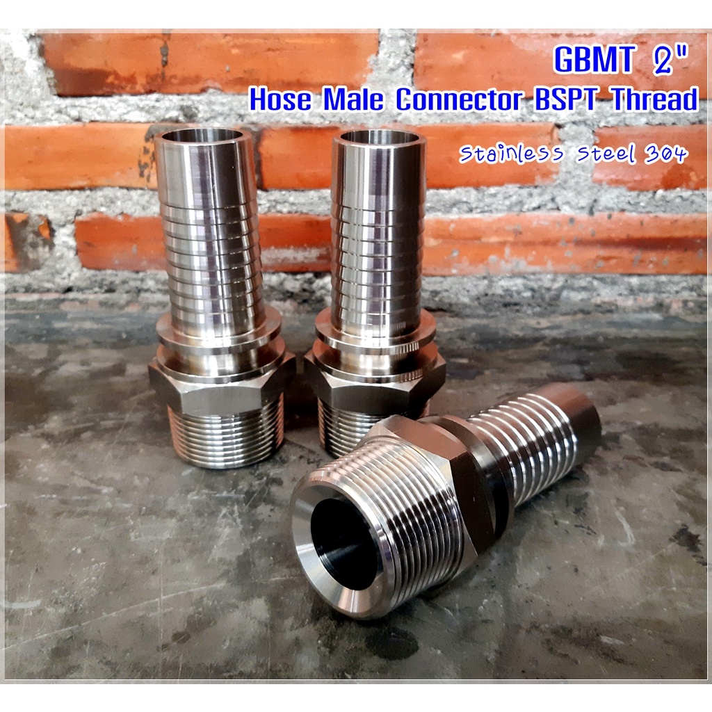 GBMT BSPT Male Hose Fitting Size 2 inch | Shopee Thailand