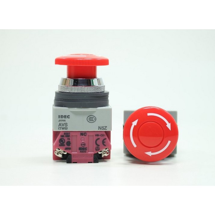 IDEC AVS301NR สวิตช์กดหัวเห็ดกดล็อค Pushbuttons 25mm | Shopee Thailand
