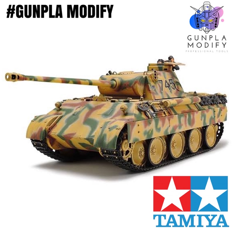 TAMIYA 35065 1/35 โมเดลประกอบ รถถังขนาดกลาง German Panther Medium Tank ...