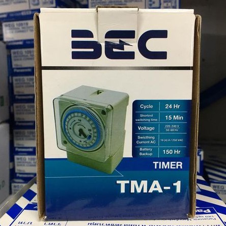 BEC ทามเมอร์ มีแบตเตอรี่สำรองไฟ 150 ชั่วโมง TMA-1 | Shopee Thailand