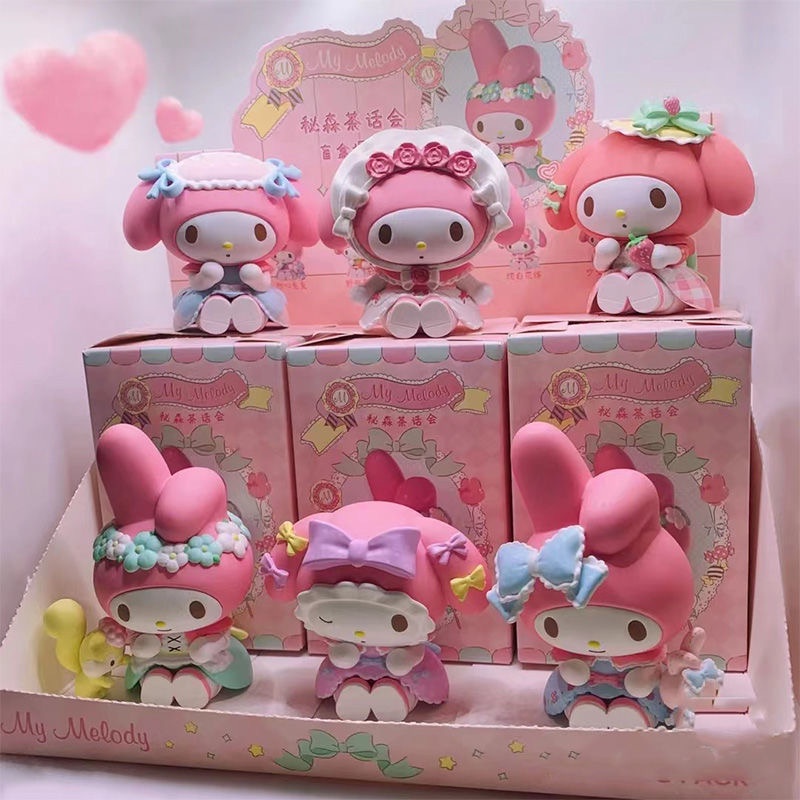 MINISO ของแท้MINISO My Melody Secret Forest Tea Party series ชุด 6 ใหม่ ...