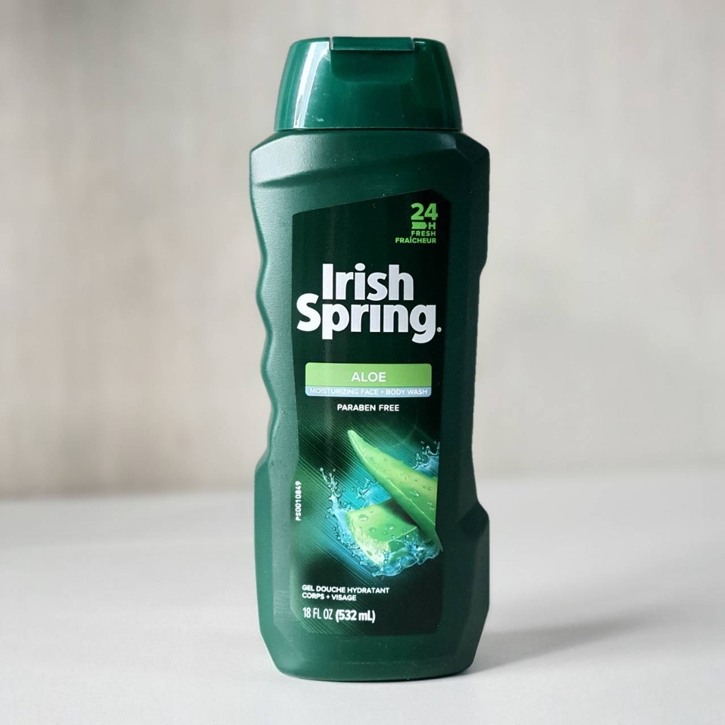 Irish Spring Men's Face & Body Wash, 18 fl oz.(532ml), ไอริช สปริง ครีม ...