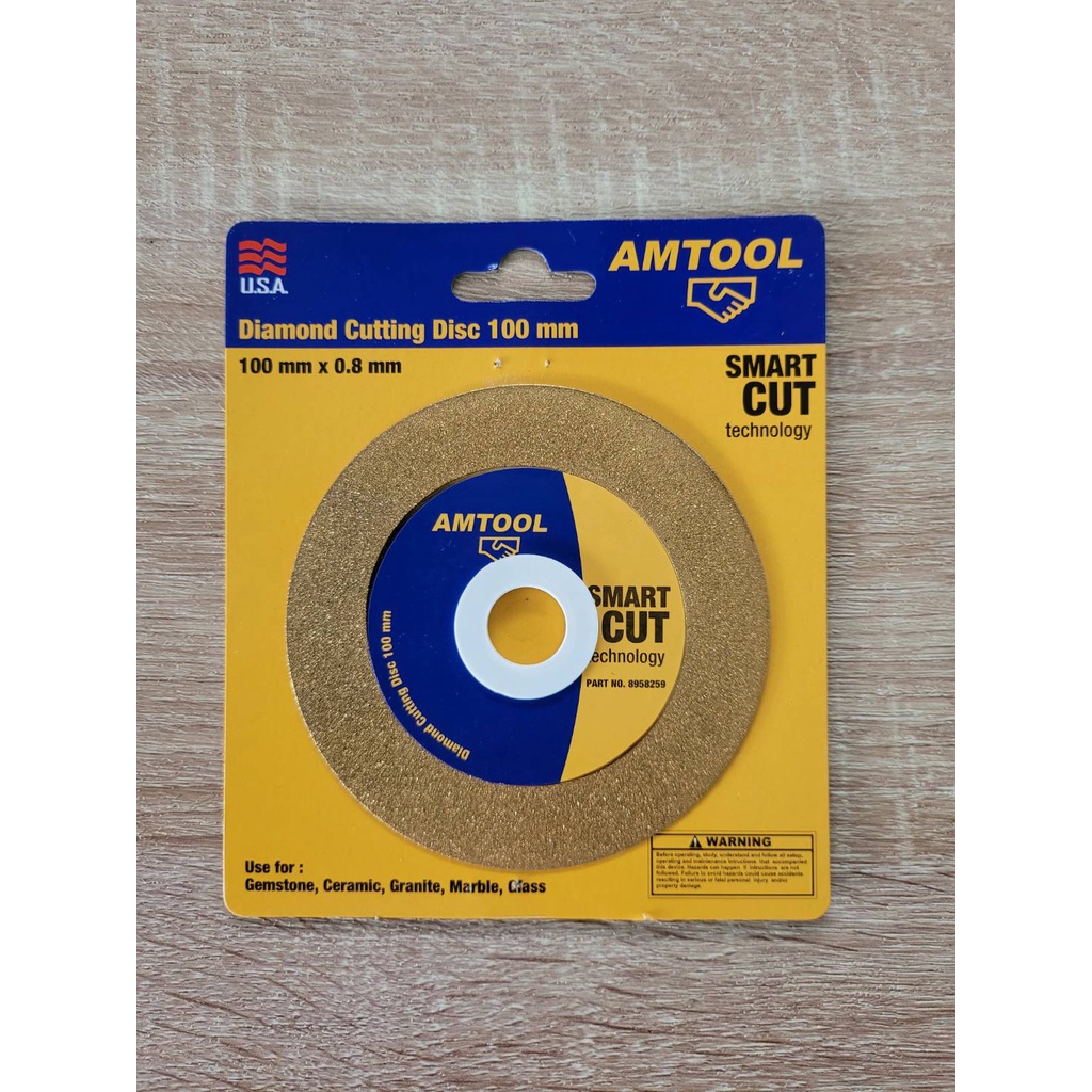 AMTOOLS ใบเจียร ฟันคาร์ไบด์ 4 นิ้ว แบบแผ่นเรียบ ใบเจียรอเนกประสงค์ ใบเจียรกระเบื้อง, เหล็ก,ปูน ...