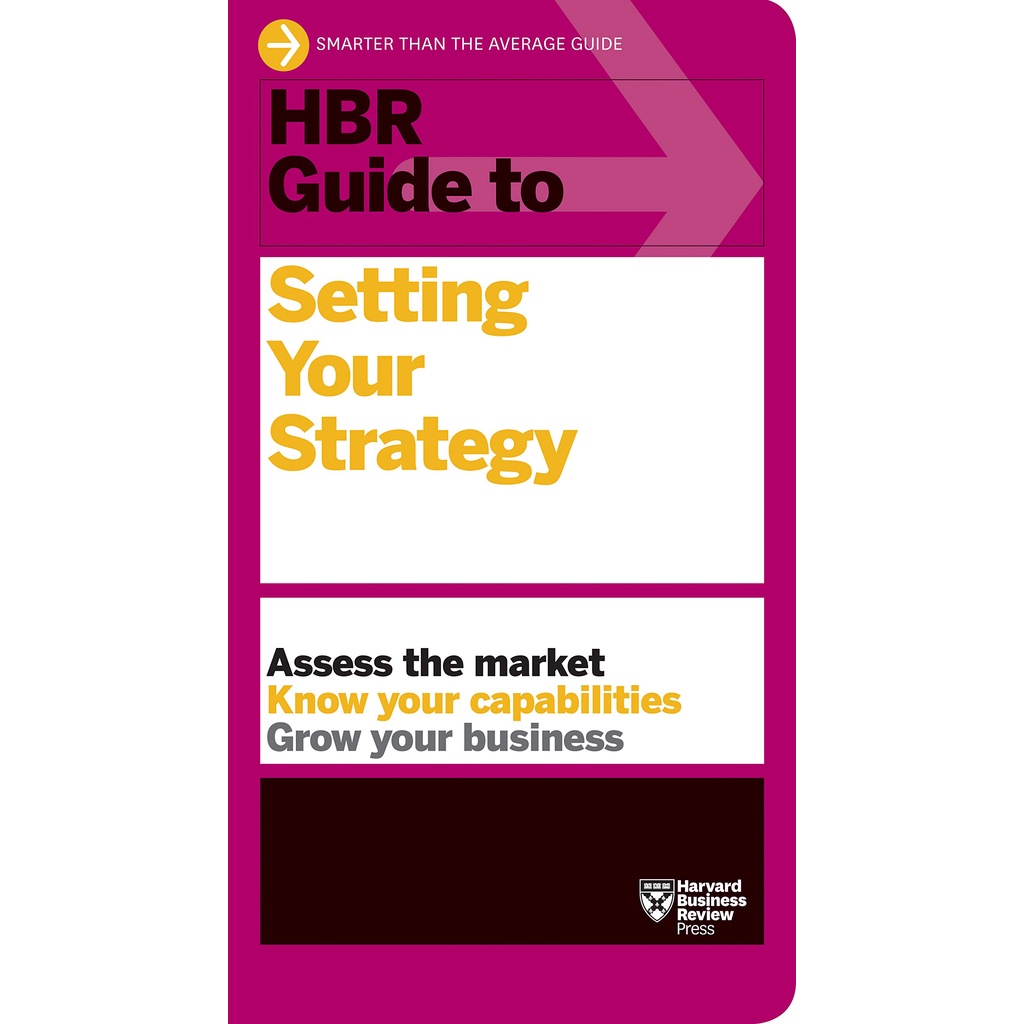 HBR GUIDE TO SETTING YOUR STRATEGY หนังสือภาษาอังกฤษ ใหม่ พร้อมส่ง ...