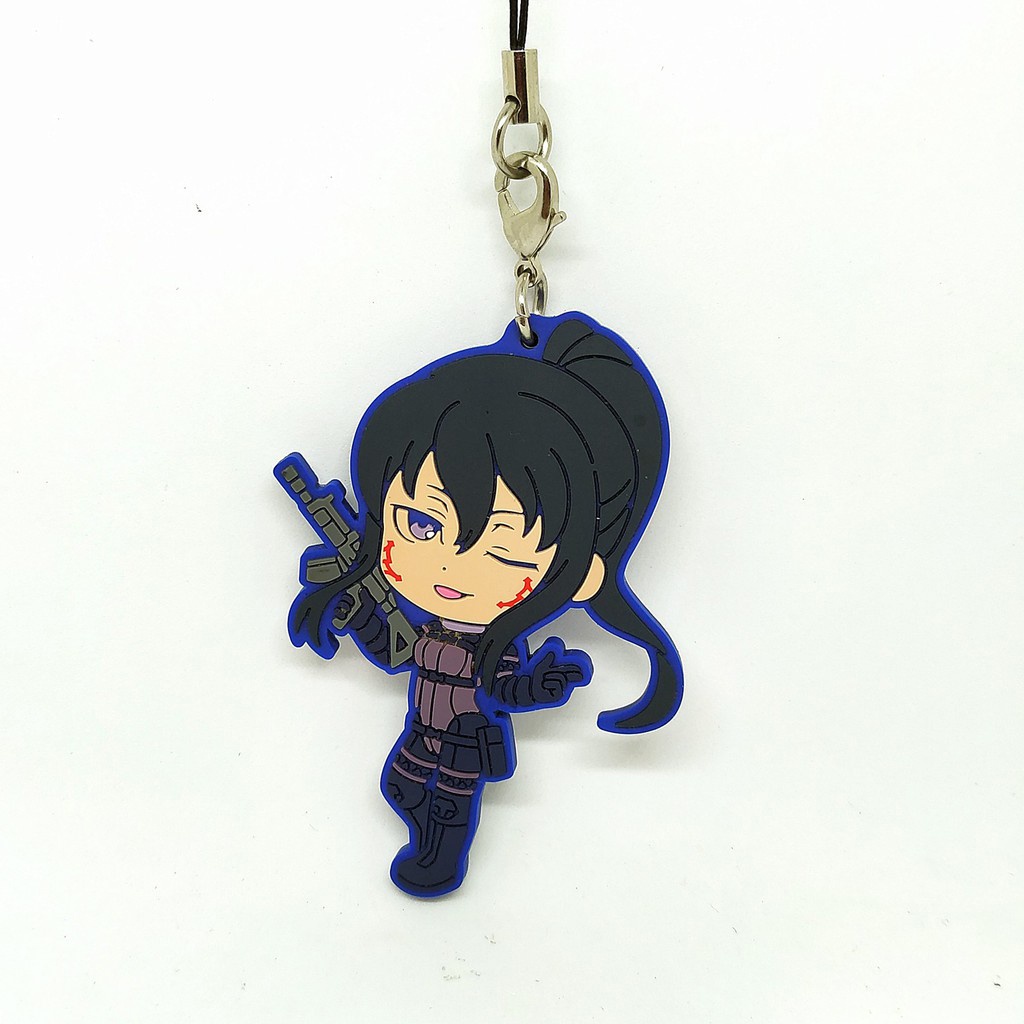 Kanzaki Elsa (Pitohui) พวงกุญแจป้ายยาง Sword Art Online ซอร์ดอาร์ต ...