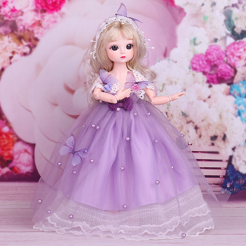 ชุดตุ๊กตาเจ้าหญิง BJD 3D 1/6 30 ซม. ข้อต่อขยับได้ 21 ข้อต่อขยับได้ DIY | Shopee Thailand