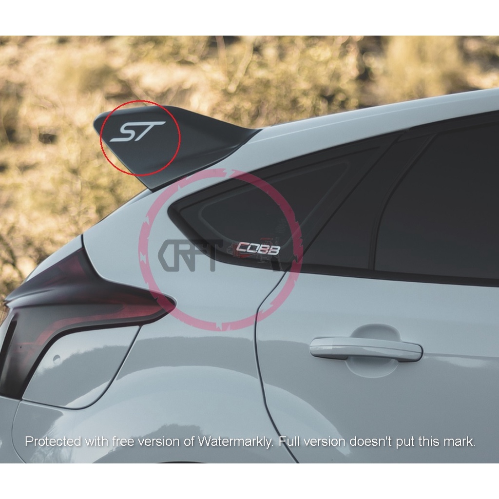 CFS374 2X PCS Ford Focus Fiesta ST Wing โลโก้ Stiker สติกเกอร์ไวนิล ...