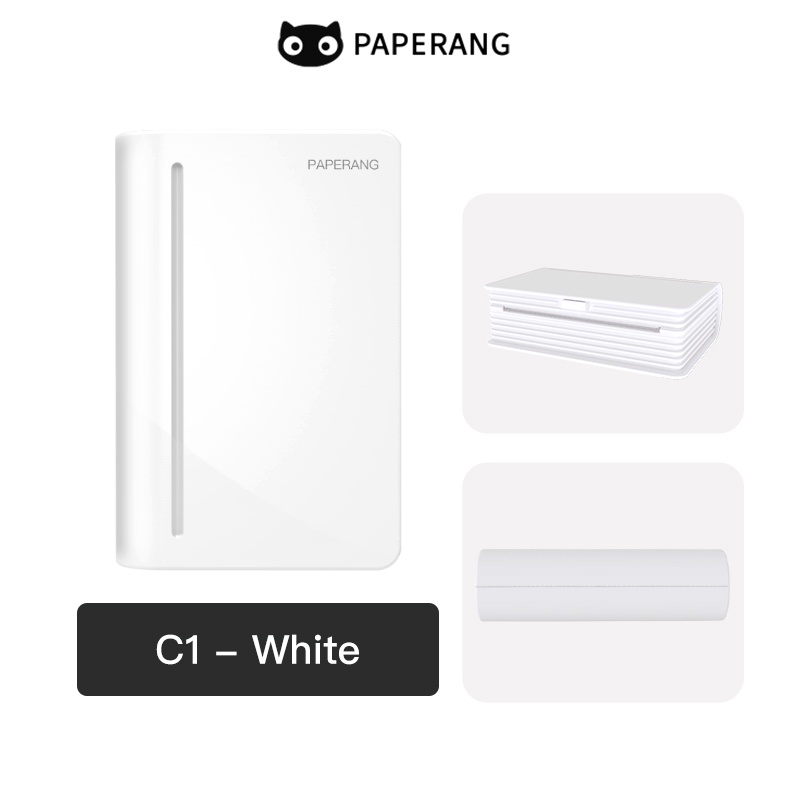 รุ่นใหญ่สุด Paperang C1S Max เครื่องปริ้นพกพา Paperang + Peripage ...