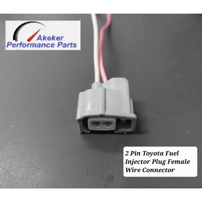 2 Pin Toyota Fuel Injector Plug Female Wire Connector | Shopee Thailand