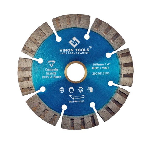 Ghouse online VINON TOOLS ใบตัดเพชร TURBO 4นิ้ว VSL4 | Shopee Thailand