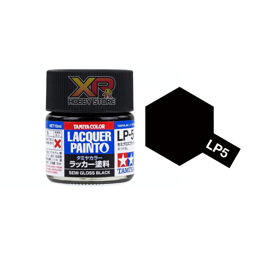 Tamiya Lacquer Paint LP-5 Semi Gloss Black | Shopee Thailand