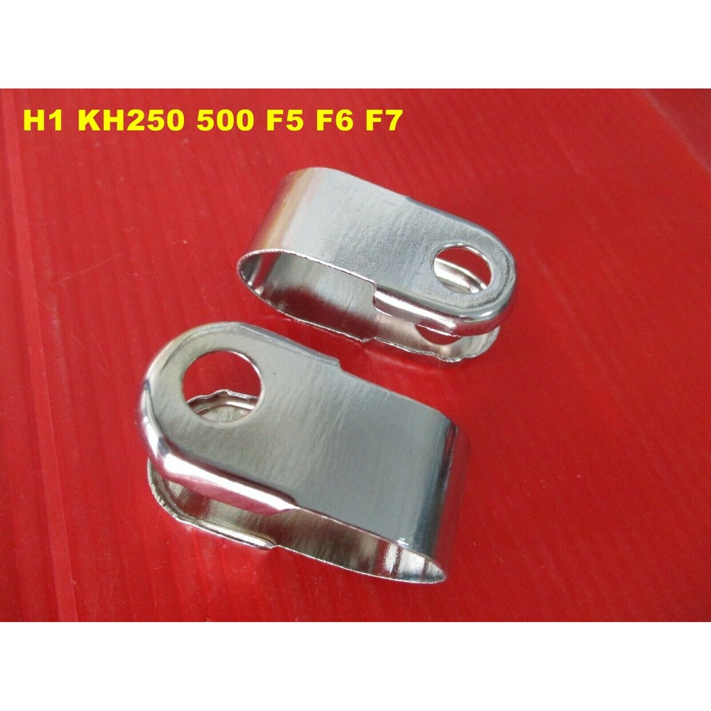 KAWASAKI H1 KH250 500 F5 F6 F7 F8 S1 S2 G4TR KV100 - MIRROR BRACKET ...