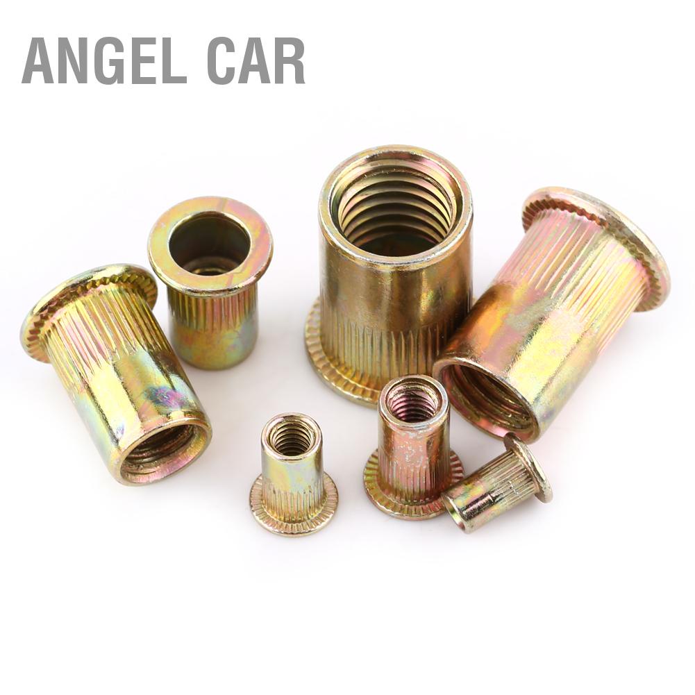 M3-M12 Carbon Steel Flat Threaded Rivet Nut Flange Rivnut Nutsert ...