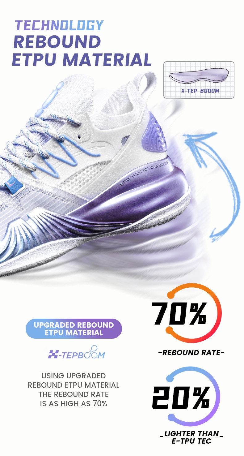 Xtep Jeremy Lin SE 2.0 รองเท้าบาสเก็ตบอล คาร์บอน ดูดซับแรงกระแทก ทนต่อ ...