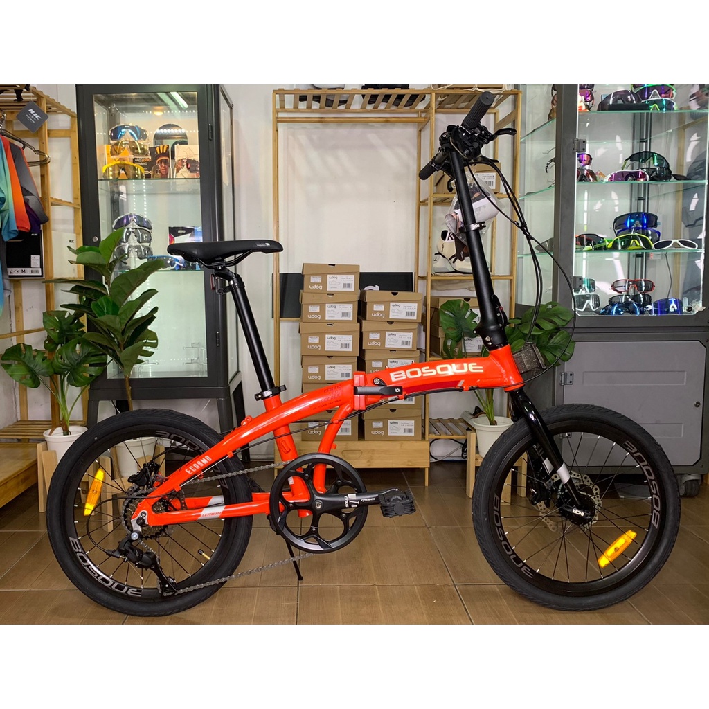 จักรยานพับได้ BOSQUE ECOSMO เฟรมอลูมีเนียม 20 นิ้ว เกียร์ 8 สปีด ดิส ...
