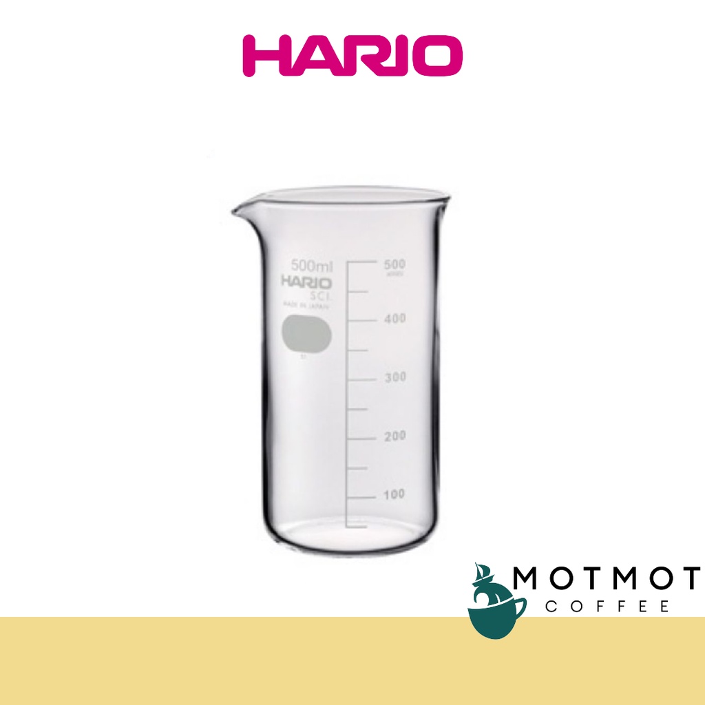 [8.8เก็บโค้ดหน้าร้าน] HARIO Tall Beaker 500 (With Measurements) | แก้วตวง กาแฟ พร้อมขีดวัดปริมาณ ...