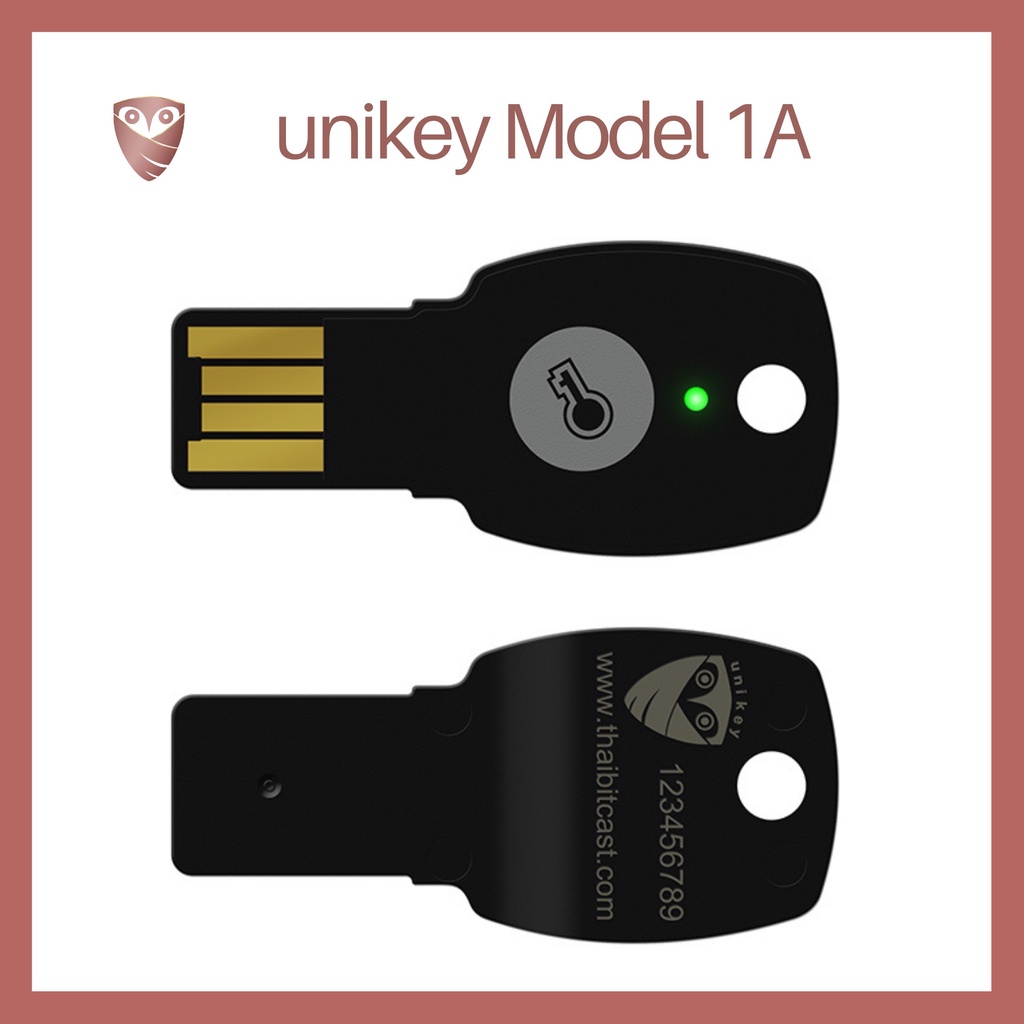 Unikey Model 1A ปกป้องบัญชีคุณด้วย unikey ส่งฟรี ประกัน 1 ปี | Shopee ...