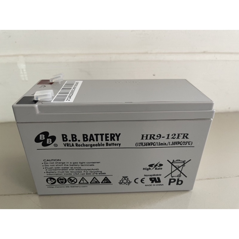 แบตเตอรรี่ B.B Battery รุ่น HRC1234W *12V 34WPC* เหมาะสมสำหรับเครื่อง ...