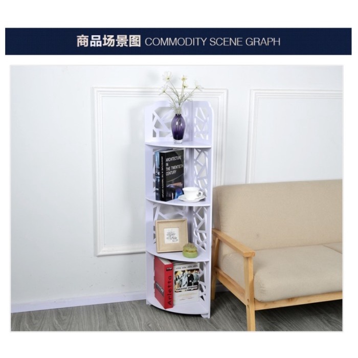 Siku Stand CORNER RACK 4 ชั้น CORNER RACK / 4 TIER STANDING CORNER RACK ...