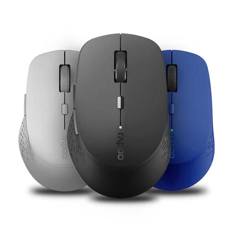 Mouse Wireless Rapoo M300 Silent Multi Mode Wireless Light Grey BT 4 ...