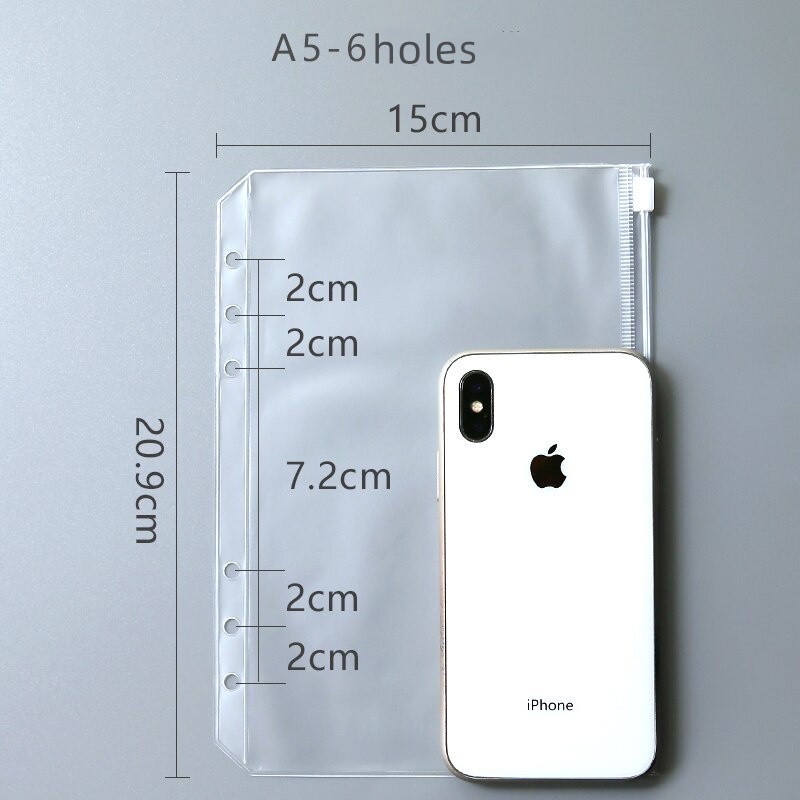 ถุงซิป PVC แบบใส กันน้ํา มีซิปรูด ขนาด A4 A5 A6 A7 B5 | Shopee Thailand