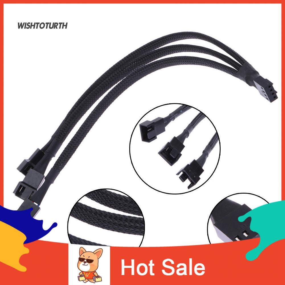 wt 3 - in - 1 อะแดปเตอร์เชื่อมต่อพัดลม 4 pin cpu pwm pc power | Shopee Thailand