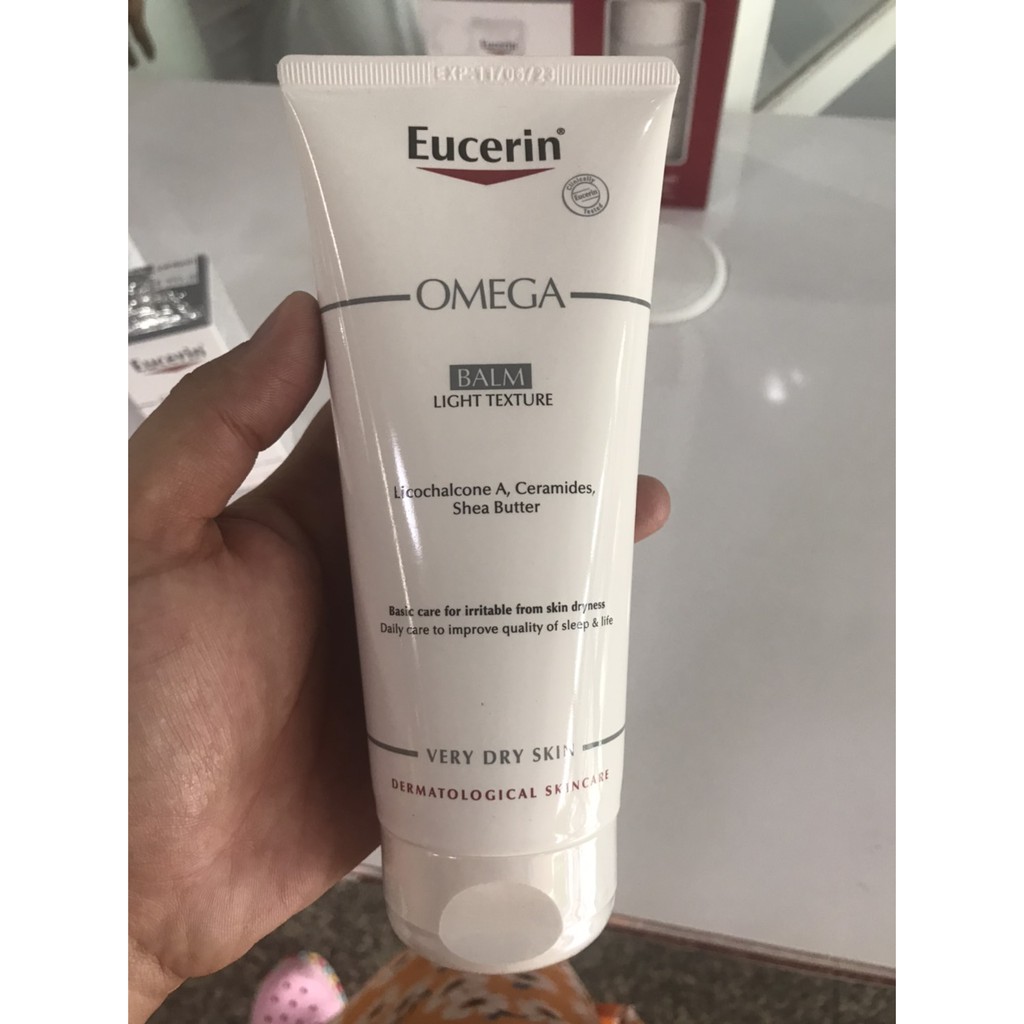 Eucerin Omega Balm Light Texture ผิวแห้ง แดง คัน | Shopee Thailand