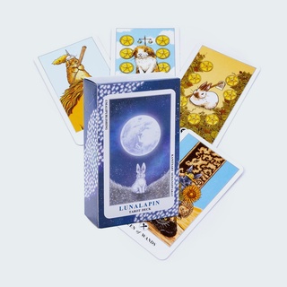 Rabbit Tarot Deck Lunalapin Tarot Cards 78 Cards Beginners | Shopee ...