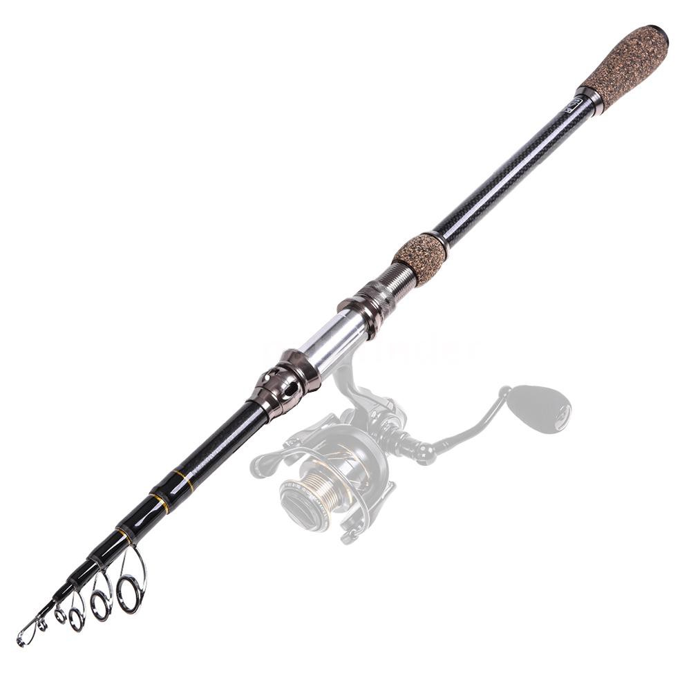 Pathfinder 1.8m / 2.1m / 2.4m / 2.7m Telescopic Carbon Fishing Rod ...