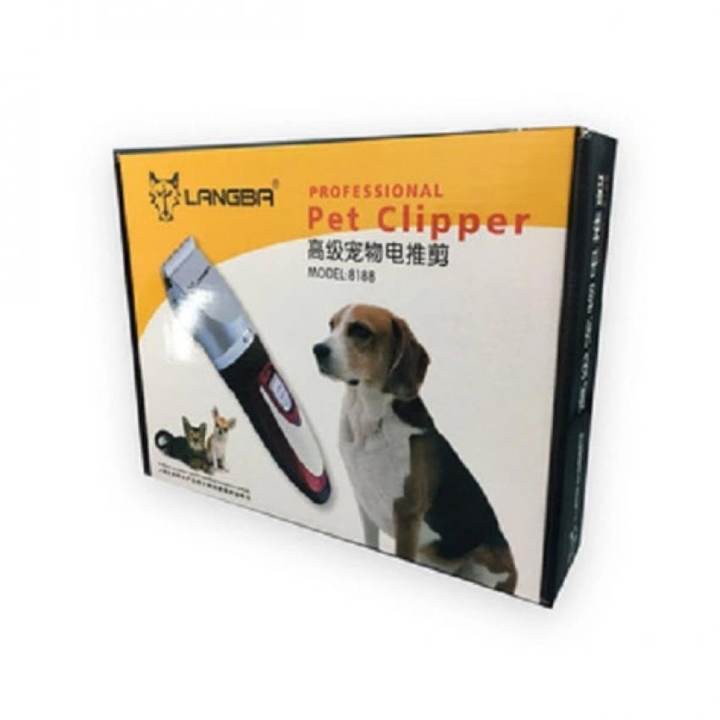 แบตตาเลี่ยน แบตตาเลี่ยนตัดขน สุนัขและแมว ไร้สาย LANGBA รุ่น pet-8188 ...